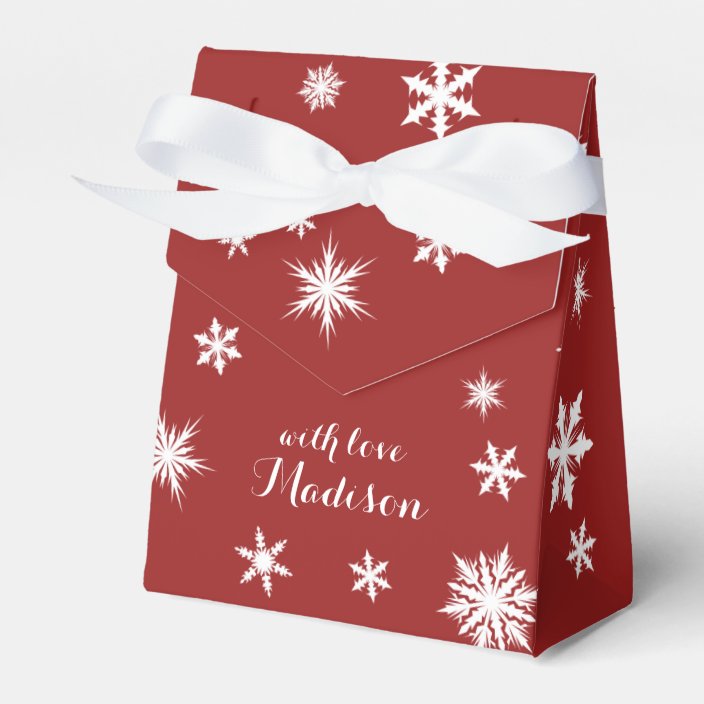 Red Holiday Gift Box | Zazzle.com