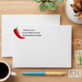 Red Hot Chili Pepper Envelope | Zazzle