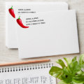 Red Hot Chili Pepper Envelope | Zazzle