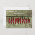 Red Hot Chili Peppers Wood Look Thank You | Zazzle