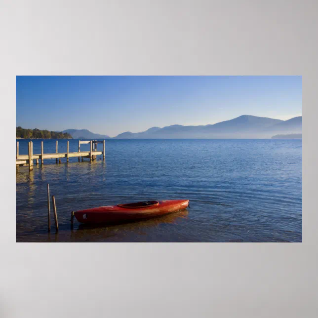 Red Kayak Poster | Zazzle