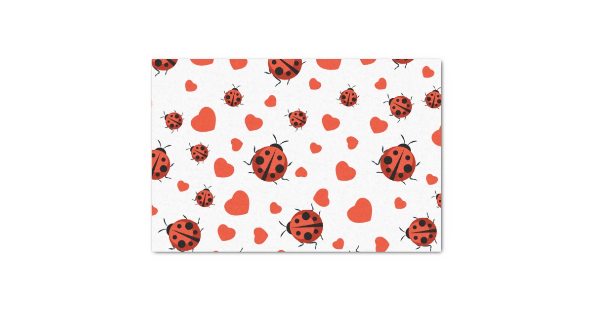 Red Ladybug Tissue Paper | Zazzle