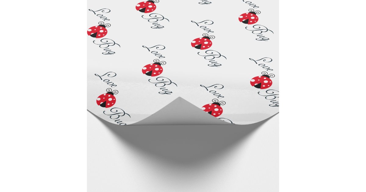 Red Ladybug Wrapping Paper | Zazzle
