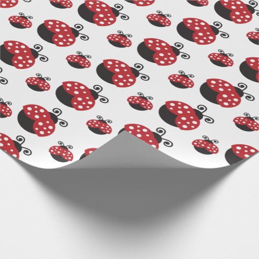 Red Ladybug Wrapping Paper | Zazzle