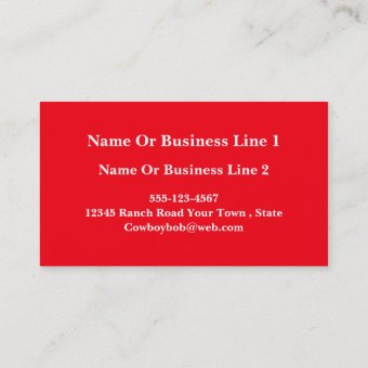 Red Leather Print Business Cards | Zazzle