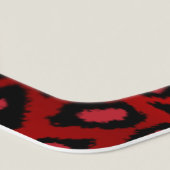 Red Leopard Animal Print - Heart License Plate Frame | Zazzle