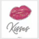 Red Lips Kiss Sticker | Zazzle