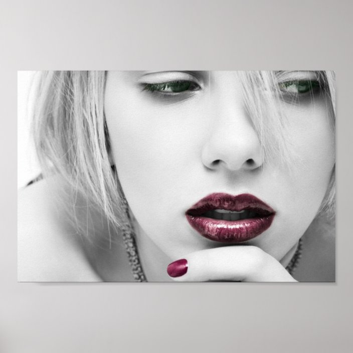 Red Lips Poster | Zazzle.com