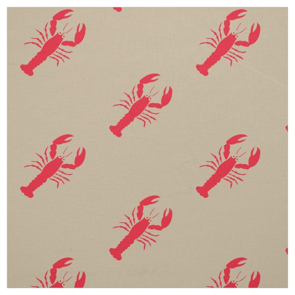 Lobster Fabric | Zazzle