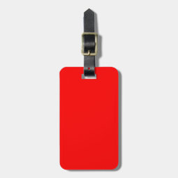 Red Luggage Tag | Zazzle