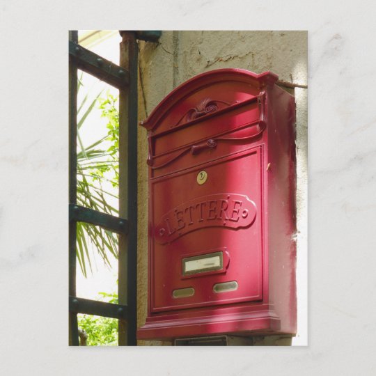 Red Mailbox Postcard | Zazzle.com