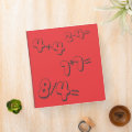 Red Math Avery Binder | Zazzle