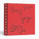 Red Math Avery Binder | Zazzle