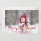 Red Merry and Bright | Holiday Photo Card | Zazzle