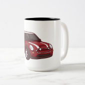 Red Mini Cooper Two-Tone Coffee Mug | Zazzle