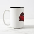 Red Mini Cooper Two-Tone Coffee Mug | Zazzle