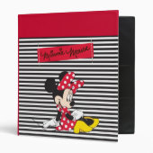 Red Minnie | Cute Binder | Zazzle