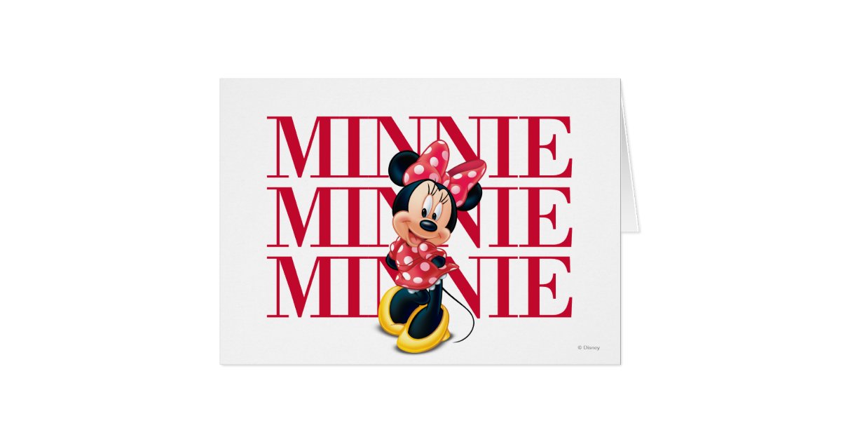 Red Minnie | Name | Zazzle