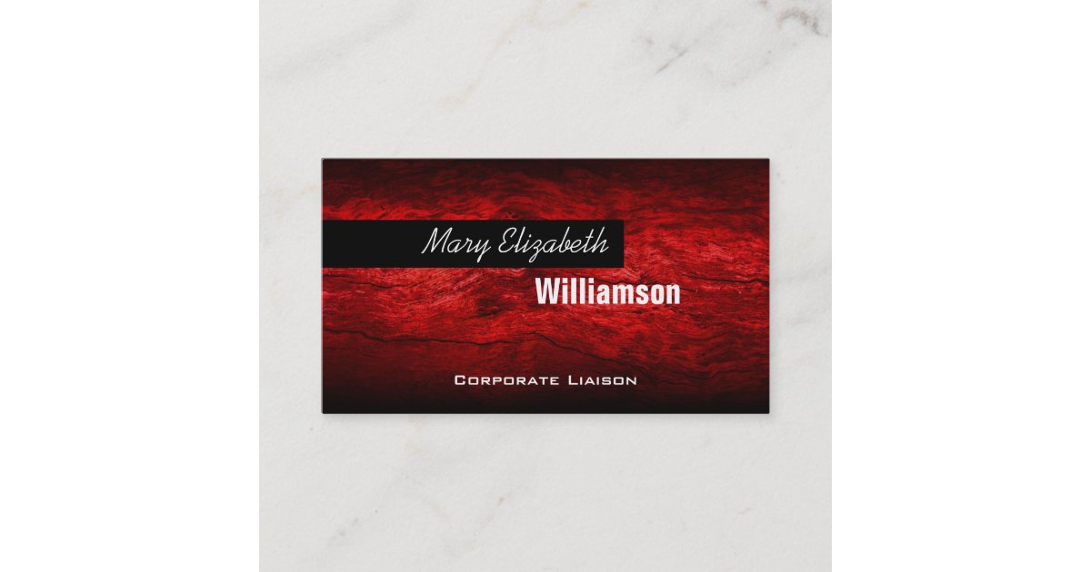 Red Modern Professional Business Cards | Zazzle