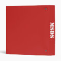 Red MSDS Material Safety Data Sheets 3 Ring Binder | Zazzle