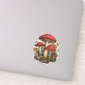 Red Mushroom Sticker | Zazzle