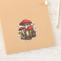 Red Mushroom Sticker | Zazzle
