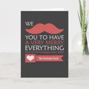 Mustache Christmas Cards | Zazzle - 100% Satisfaction Guaranteed!