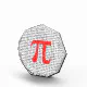 Red Number pi is a mathematical constant symbol Award | Zazzle