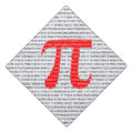 Red Number pi is a mathematical constant symbol Graduation Cap Topper ...