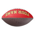 RED OLD GOLD AND BLACK Custom Football | Zazzle