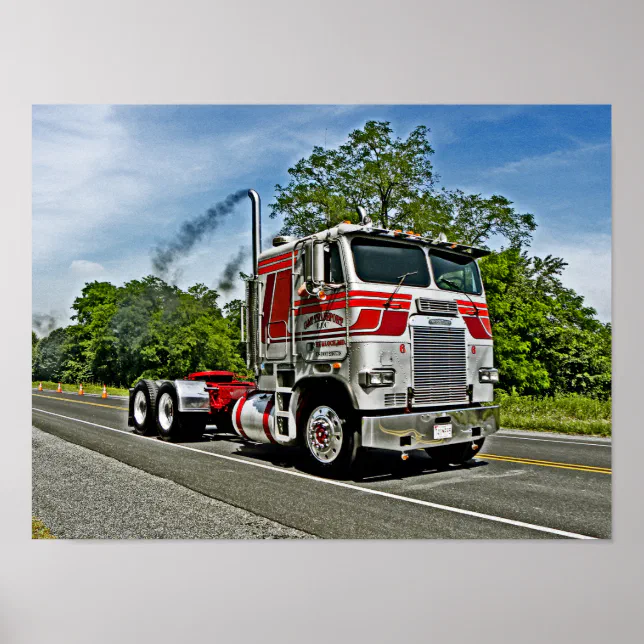 Red on Silver COE Poster | Zazzle