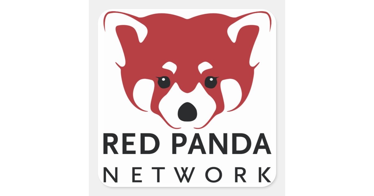 Red Panda Network Stickers | Zazzle