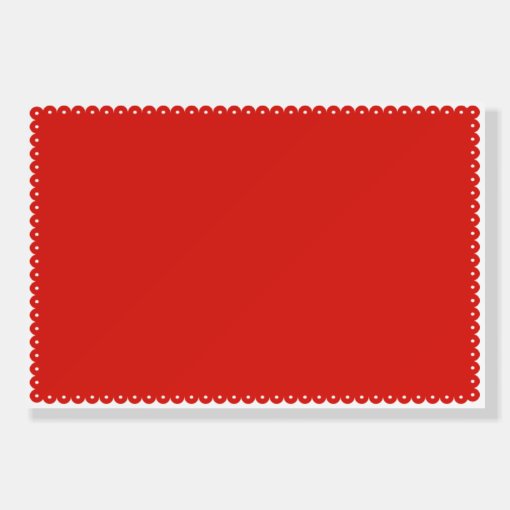 Red Papel Picado lovebirds wedding welcome Foam Board | Zazzle