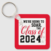 Red Personalized High School Class of 202 Keychain | Zazzle