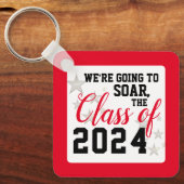 Red Personalized High School Class of 202 Keychain | Zazzle