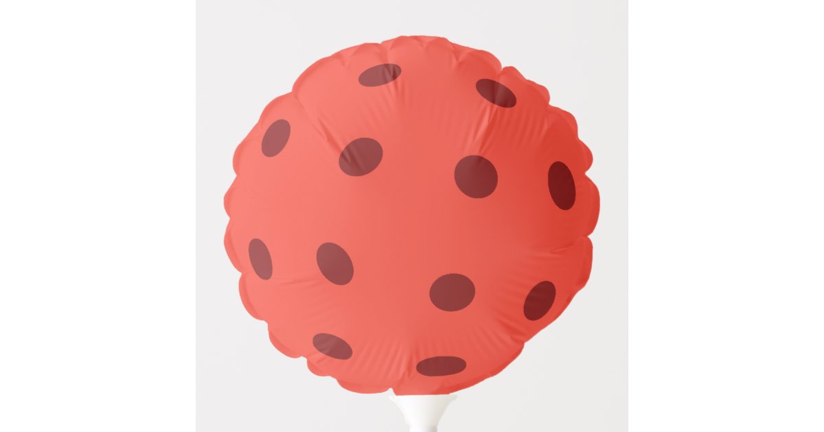 Red Pickleball Funny Gift Bouquet Balloon | Zazzle