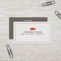Red Pig Barbecue Pork Business Card | Zazzle