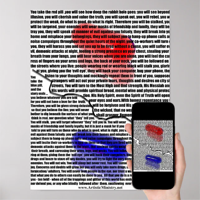 Red Pill/ Blue Pill Poster | Zazzle