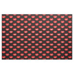 Red Lips Fabric | Zazzle.com