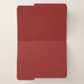 Red Plaid Design File Folders Set | Zazzle