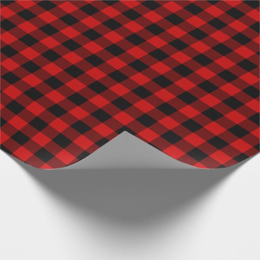 Red Plaid Wrapping Paper | Zazzle