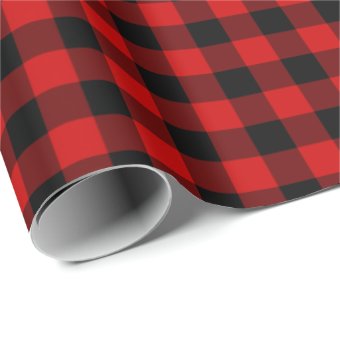 Red Plaid Wrapping Paper | Zazzle