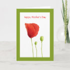 Valentine Red Poppies Painting - Multi Card | Zazzle.com