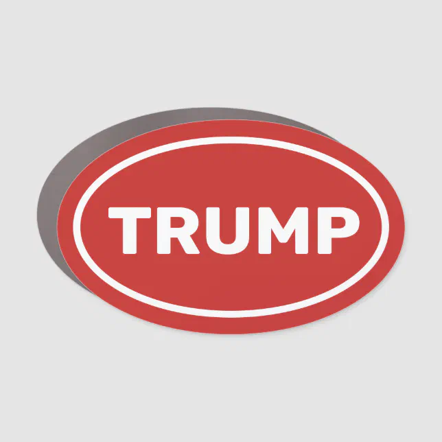 Red Pro-TRUMP Car Magnet | Zazzle