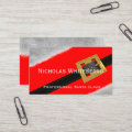 Red Professional Santa Claus Custom Business Cards | Zazzle