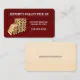 Red Professional Wood Pallet Crate Business Card | Zazzle