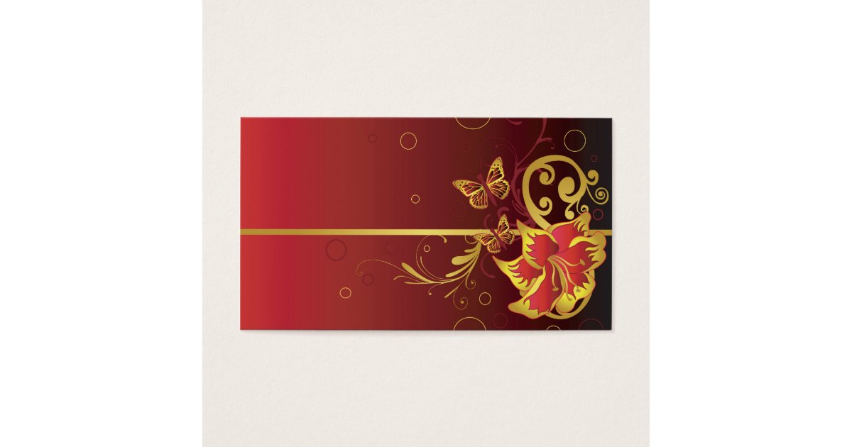 Red Profile Card | Zazzle