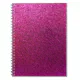 Red Purple Glitter Background Sparkle Glittery Notebook | Zazzle