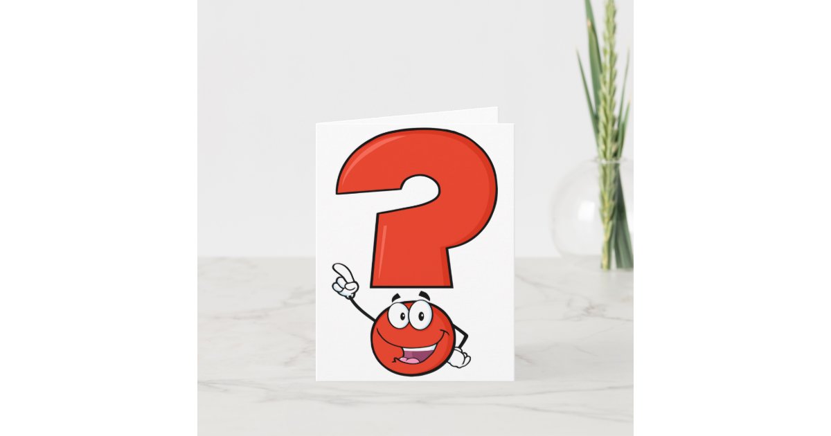 Red Question Mark Note Cards | Zazzle.com