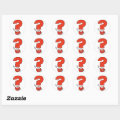 Red Question Mark Stickers | Zazzle